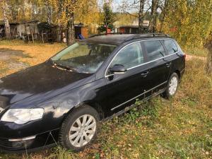 Black Volkswagen Passat B6 2006 in Jelgava, with an engine capacity of 2.00 L and mileage of 207 thousand km for 500 €, photo 3 on AUTOMOTO.COM.LV