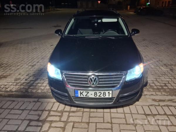 Black Volkswagen Passat B6 2006 in Riga, with an engine capacity of 2.00 L and mileage of 304 thousand km for 1650 €, photo 9 on AUTOMOTO.COM.LV
