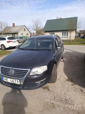 Black Volkswagen Passat B6 2006 in Ventspils, with an engine capacity of 2.00 L and mileage of 304 thousand km for 1600 €, photo  on AUTOMOTO.COM.LV