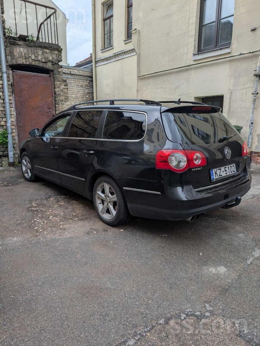 Melns Volkswagen Passat B6 2006 Rīga, ar dzinēja tilpumu 2.00 L un nobraukumu 276 tūkst. km par 1700 €, foto 4 vietnē AUTOMOTO.COM.LV