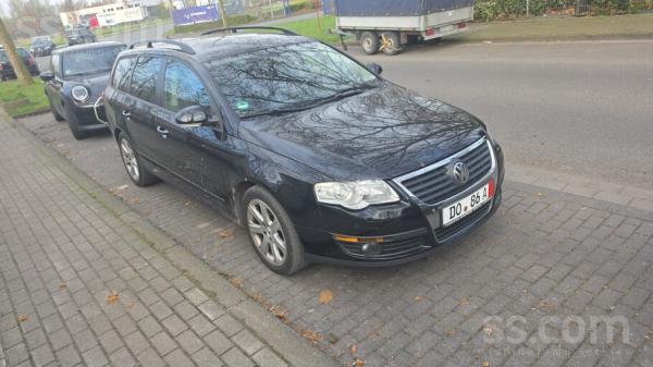 Black Volkswagen Passat B6 2006 in Liepaja, with an engine capacity of 2.20 L and mileage of 254 thousand km for 2500 €, photo 2 on AUTOMOTO.COM.LV