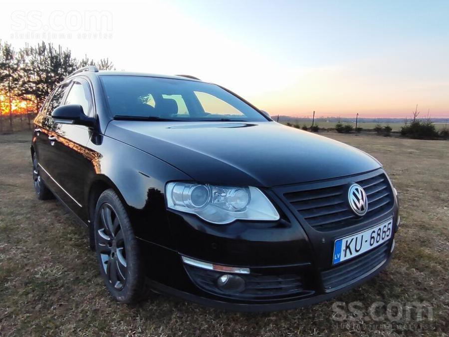 Black Volkswagen Passat B6 2006 in Riga, with an engine capacity of 2.00 L and mileage of 354 thousand km for 2700 €, photo 1 on AUTOMOTO.COM.LV