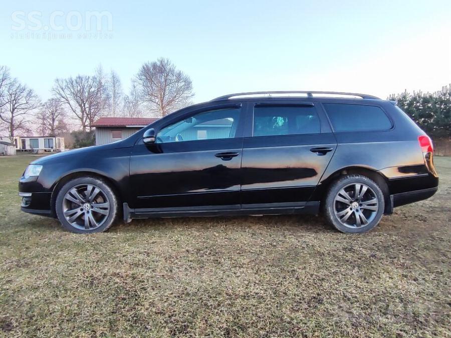 Black Volkswagen Passat B6 2006 in Riga, with an engine capacity of 2.00 L and mileage of 354 thousand km for 2700 €, photo 3 on AUTOMOTO.COM.LV