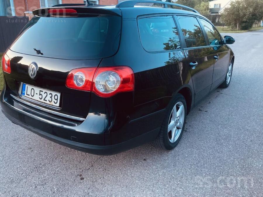 Black Volkswagen Passat B6 2006 in Daugavpils, with an engine capacity of 2.00 L and mileage of 324 thousand km for 1500 €, photo 1 on AUTOMOTO.COM.LV