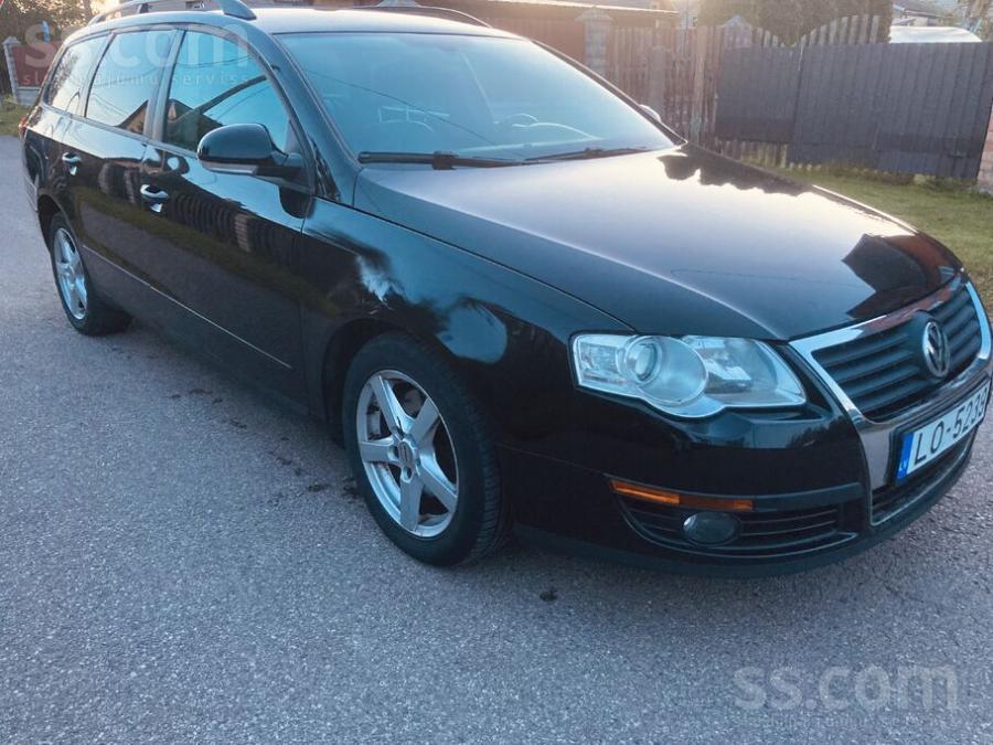 Black Volkswagen Passat B6 2006 in Daugavpils, with an engine capacity of 2.00 L and mileage of 324 thousand km for 1500 €, photo 3 on AUTOMOTO.COM.LV