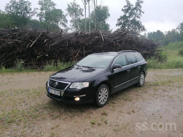 Melns Volkswagen Passat B6 2006 Bauska, ar dzinēja tilpumu 2.00 L un nobraukumu 207 tūkst. km par 1555 €, foto 1 vietnē AUTOMOTO.COM.LV