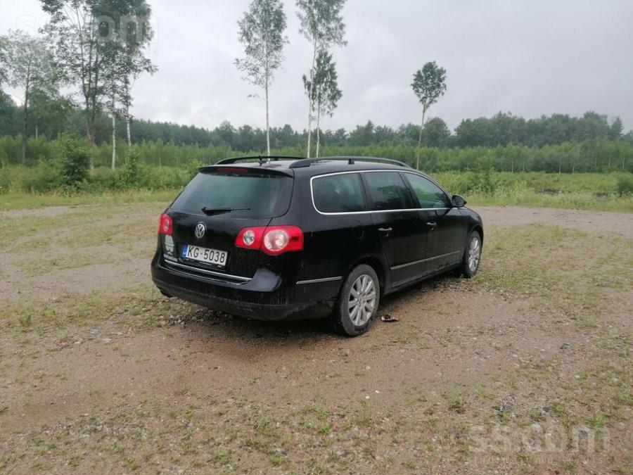 Melns Volkswagen Passat B6 2006 Bauska, ar dzinēja tilpumu 2.00 L un nobraukumu 207 tūkst. km par 1555 €, foto 4 vietnē AUTOMOTO.COM.LV