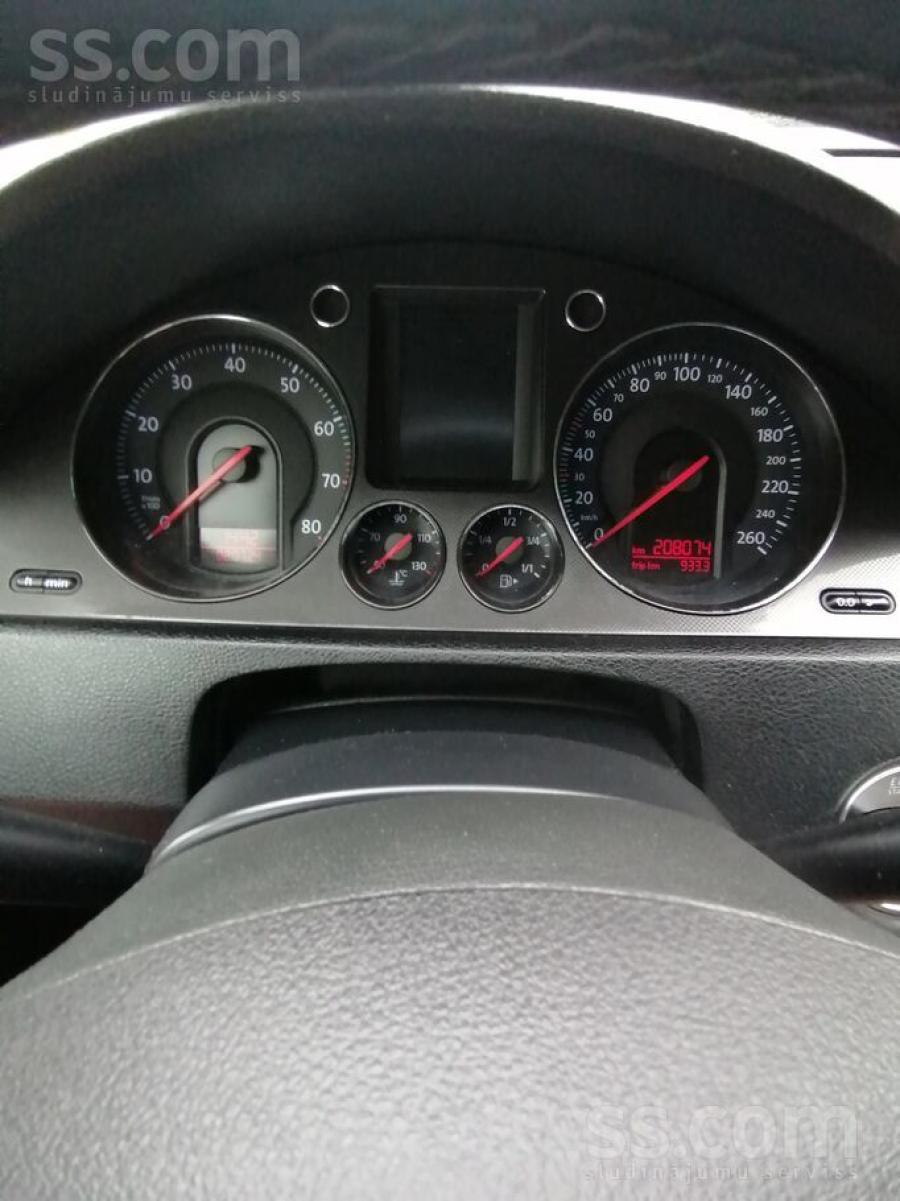 Melns Volkswagen Passat B6 2006 Bauska, ar dzinēja tilpumu 2.00 L un nobraukumu 207 tūkst. km par 1555 €, foto 6 vietnē AUTOMOTO.COM.LV