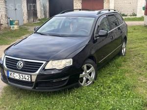 Черный Фольксваген Пассат Б6 2006 в Елгава, объемом двигателя 2.00 л и пробегом 320 тыс. км за 2550 €, фото  на AUTOMOTO.COM.LV