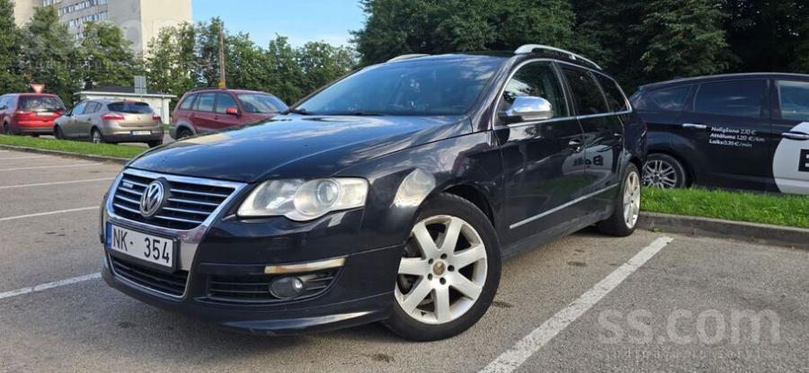Melns Volkswagen Passat B6 2006 Rīga, ar dzinēja tilpumu 2.00 L un nobraukumu 430 tūkst. km par 1700 €, foto 1 vietnē AUTOMOTO.COM.LV