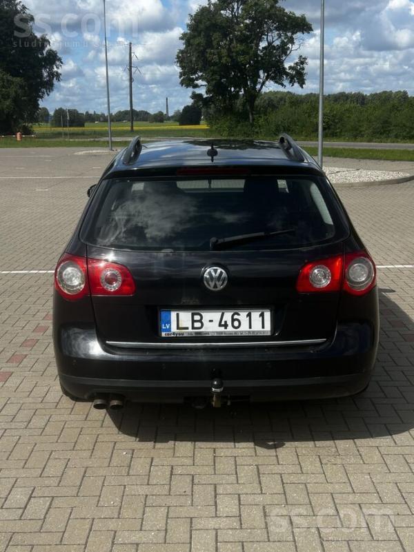 Melns Volkswagen Passat B6 2006 Cēsis, ar dzinēja tilpumu 2.00 L un nobraukumu 332 tūkst. km par 1500 €, foto 4 vietnē AUTOMOTO.COM.LV