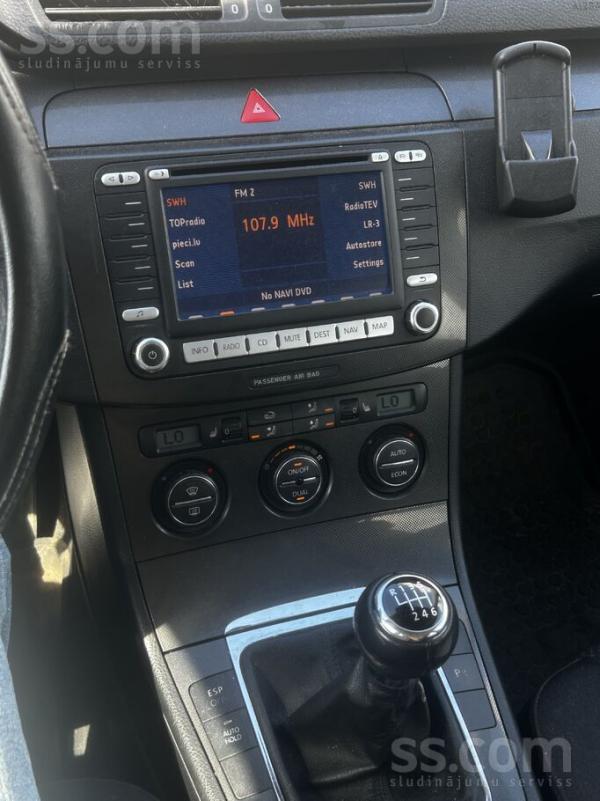 Melns Volkswagen Passat B6 2006 Cēsis, ar dzinēja tilpumu 2.00 L un nobraukumu 332 tūkst. km par 1500 €, foto 5 vietnē AUTOMOTO.COM.LV
