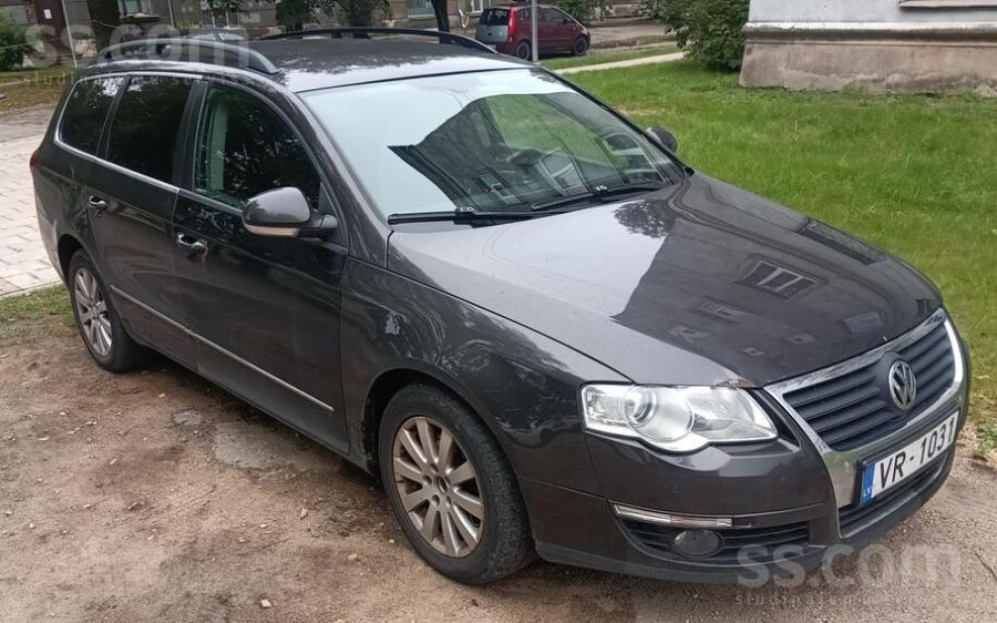 Black Volkswagen Passat B6 2006 in Riga, with an engine capacity of 2.00 L and mileage of 0 thousand km for 700 €, photo 1 on AUTOMOTO.COM.LV