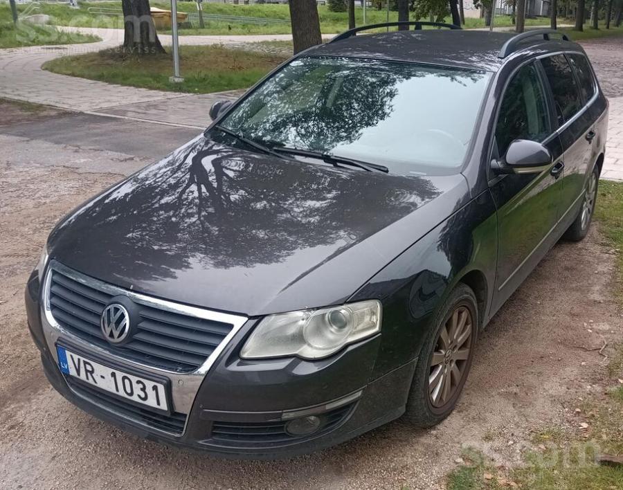 Black Volkswagen Passat B6 2006 in Riga, with an engine capacity of 2.00 L and mileage of 0 thousand km for 700 €, photo 3 on AUTOMOTO.COM.LV