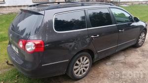 Black Volkswagen Passat B6 2006 in Riga, with an engine capacity of 2.00 L and mileage of 0 thousand km for 700 €, photo 4 on AUTOMOTO.COM.LV