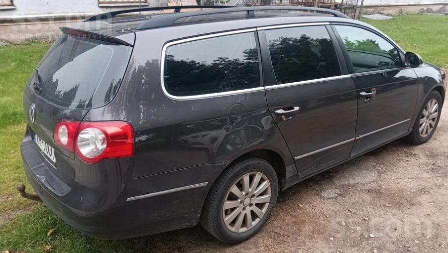 Black Volkswagen Passat B6 2006 in Riga, with an engine capacity of 2.00 L and mileage of 0 thousand km for 700 €, photo 4 on AUTOMOTO.COM.LV