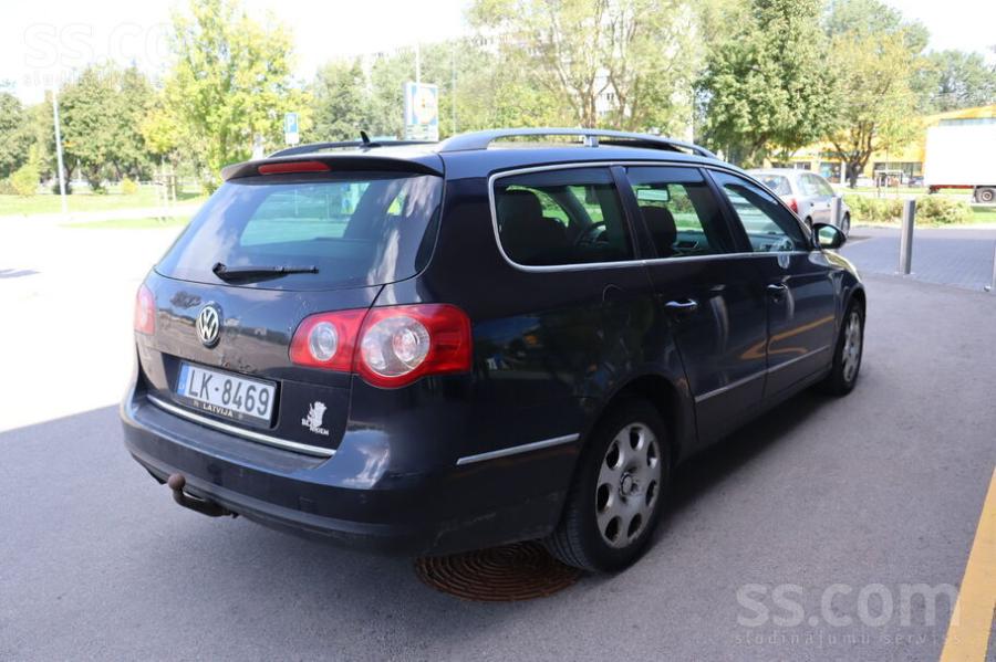 Melns Volkswagen Passat B6 2006 Rīga, ar dzinēja tilpumu 2.00 L un nobraukumu 357 tūkst. km par 1690 €, foto 5 vietnē AUTOMOTO.COM.LV
