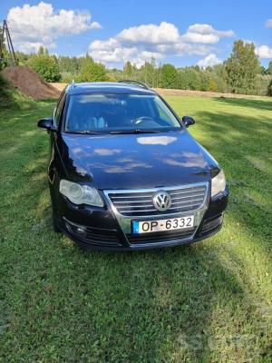 Black Volkswagen Passat B6 2006 in Jekabpils, with an engine capacity of 2.00 L and mileage of 382 thousand km for 850 €, photo  on AUTOMOTO.COM.LV