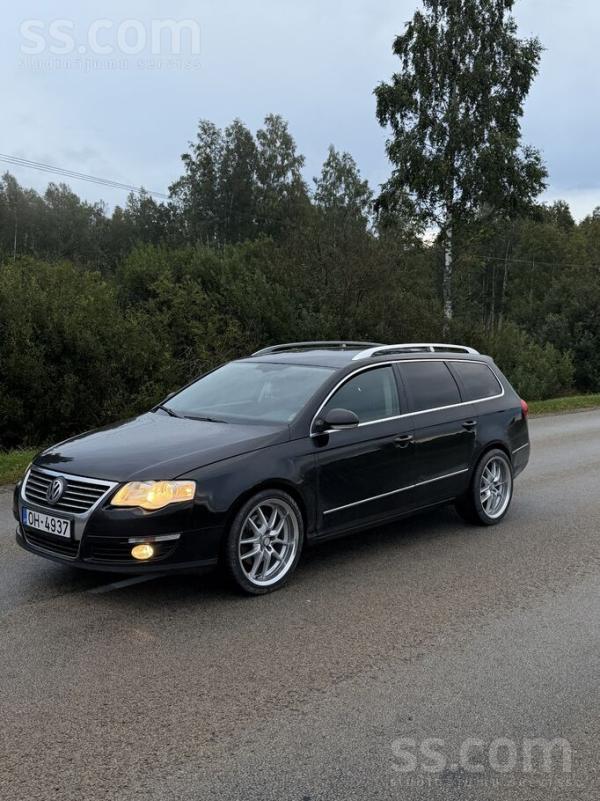 Black Volkswagen Passat B6 2006 in Rezekne, with an engine capacity of 2.00 L and mileage of 421 thousand km for 1100 €, photo 1 on AUTOMOTO.COM.LV