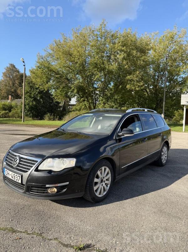 Black Volkswagen Passat B6 2006 in Rezekne, with an engine capacity of 2.00 L and mileage of 421 thousand km for 1100 €, photo 4 on AUTOMOTO.COM.LV