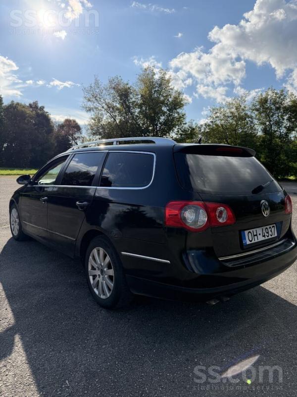 Black Volkswagen Passat B6 2006 in Rezekne, with an engine capacity of 2.00 L and mileage of 421 thousand km for 1100 €, photo 5 on AUTOMOTO.COM.LV