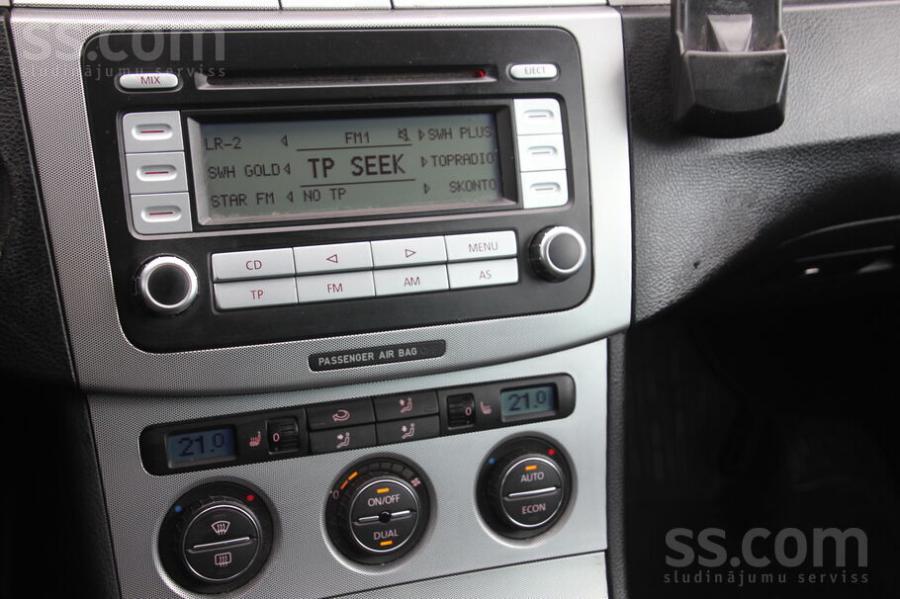 Melns Volkswagen Passat B6 2006 Tukums, ar dzinēja tilpumu 2.00 L un nobraukumu 269 tūkst. km par 1100 €, foto 9 vietnē AUTOMOTO.COM.LV
