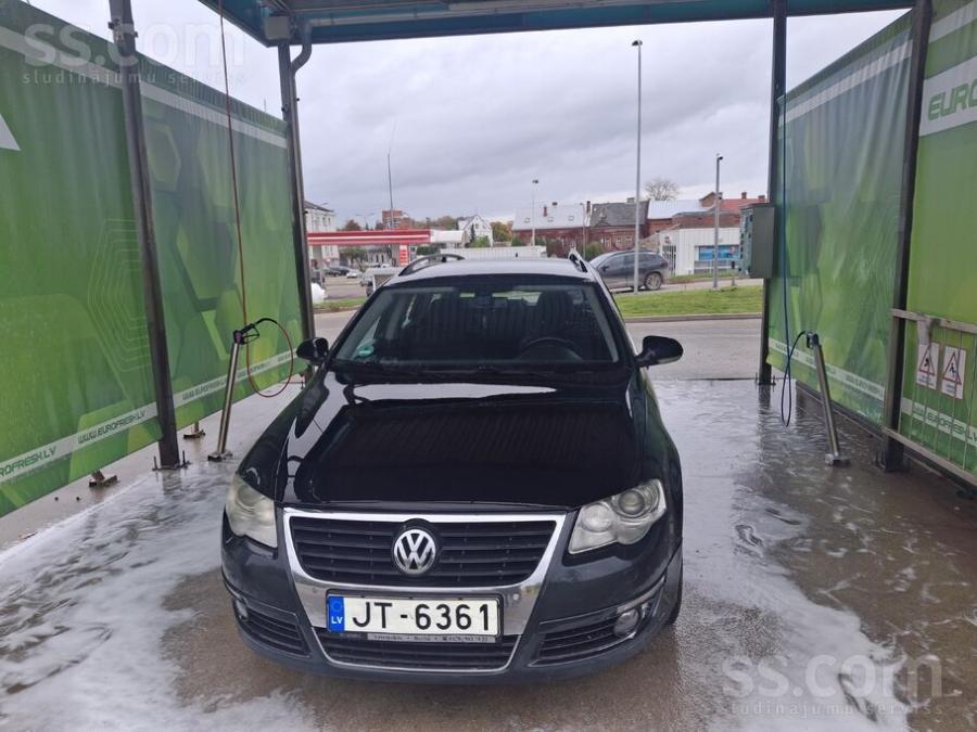 Melns Volkswagen Passat B6 2006 Rēzekne, ar dzinēja tilpumu 2.00 L un nobraukumu 347 tūkst. km par 1300 €, foto 1 vietnē AUTOMOTO.COM.LV
