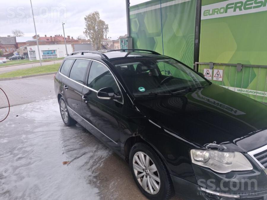Melns Volkswagen Passat B6 2006 Rēzekne, ar dzinēja tilpumu 2.00 L un nobraukumu 347 tūkst. km par 1300 €, foto 5 vietnē AUTOMOTO.COM.LV