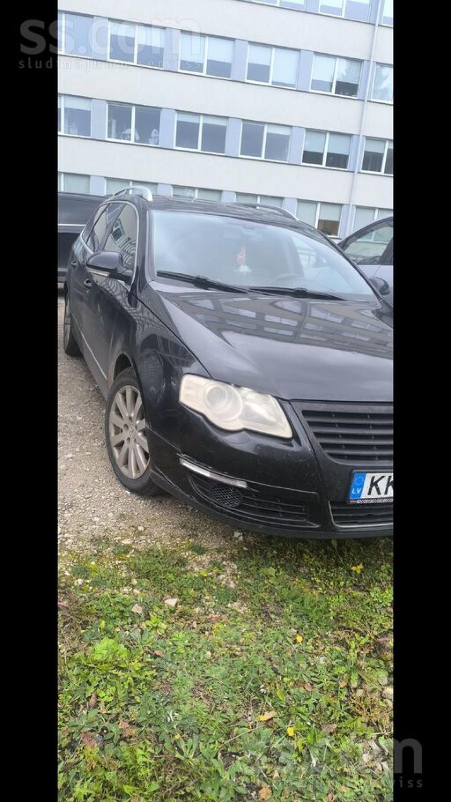 Melns Volkswagen Passat B6 2006 Valmiera, ar dzinēja tilpumu 1.90 L un nobraukumu 0 tūkst. km par 500 €, foto 1 vietnē AUTOMOTO.COM.LV