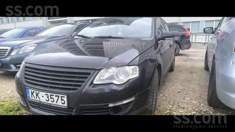 Melns Volkswagen Passat B6 2006 Valmiera, ar dzinēja tilpumu 1.90 L un nobraukumu 0 tūkst. km par 500 €, foto 3 vietnē AUTOMOTO.COM.LV