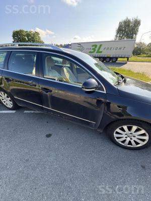 Black Volkswagen Passat B6 2007 in Riga, with an engine capacity of 2.00 L and mileage of 321 thousand km for 900 €, photo 4 on AUTOMOTO.COM.LV