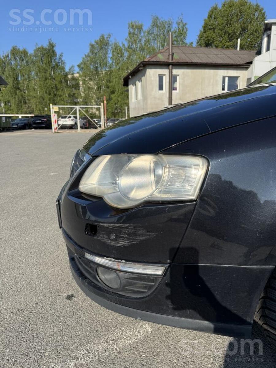Black Volkswagen Passat B6 2007 in Riga, with an engine capacity of 2.00 L and mileage of 321 thousand km for 900 €, photo 12 on AUTOMOTO.COM.LV