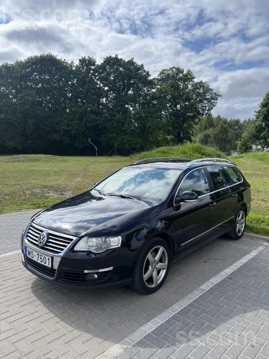 Melns Volkswagen Passat B6 2007 Kuldīga, ar dzinēja tilpumu 2.00 L un nobraukumu 288 tūkst. km par 2150 €, foto 1 vietnē AUTOMOTO.COM.LV