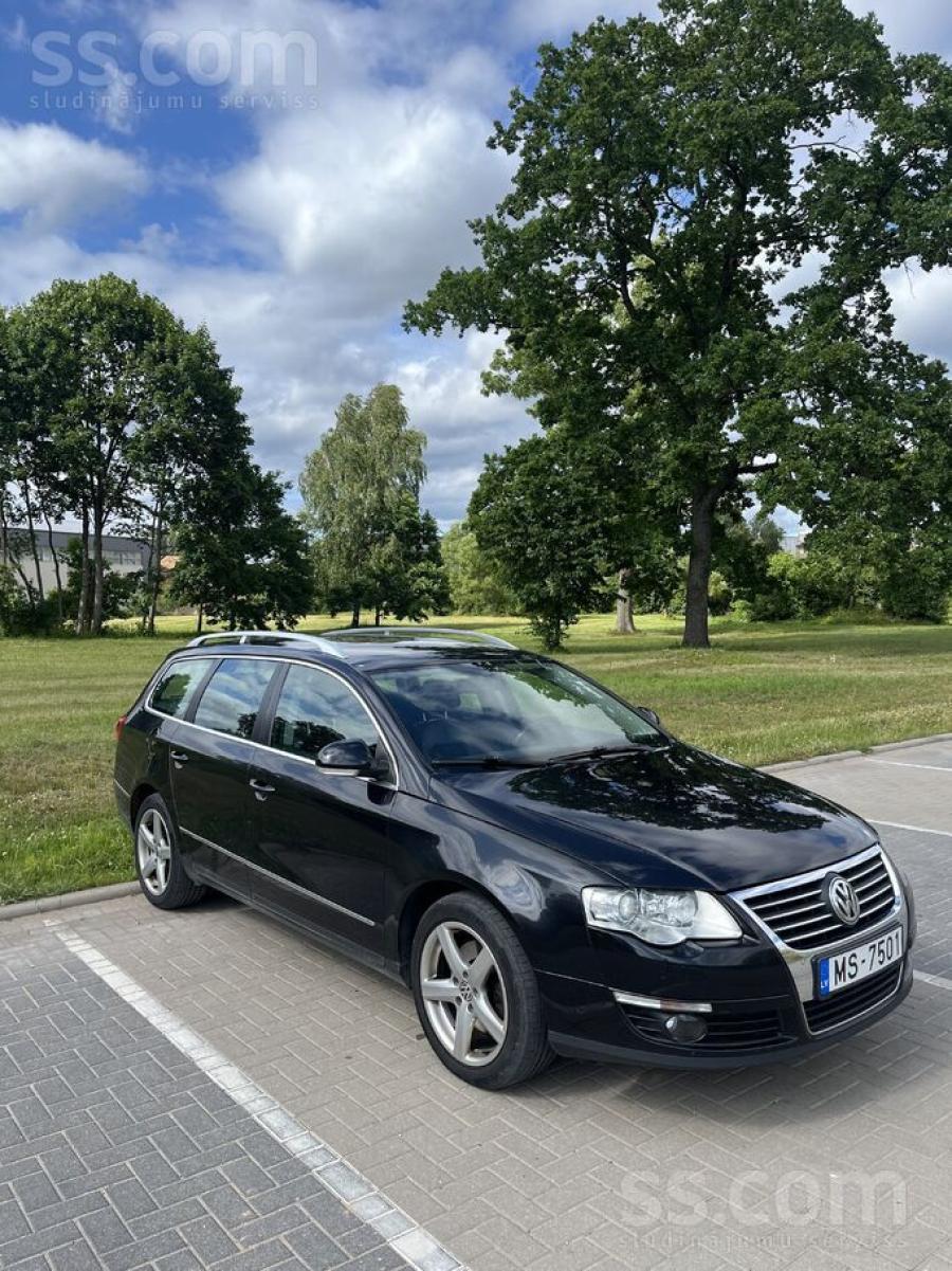Melns Volkswagen Passat B6 2007 Kuldīga, ar dzinēja tilpumu 2.00 L un nobraukumu 288 tūkst. km par 2150 €, foto 2 vietnē AUTOMOTO.COM.LV
