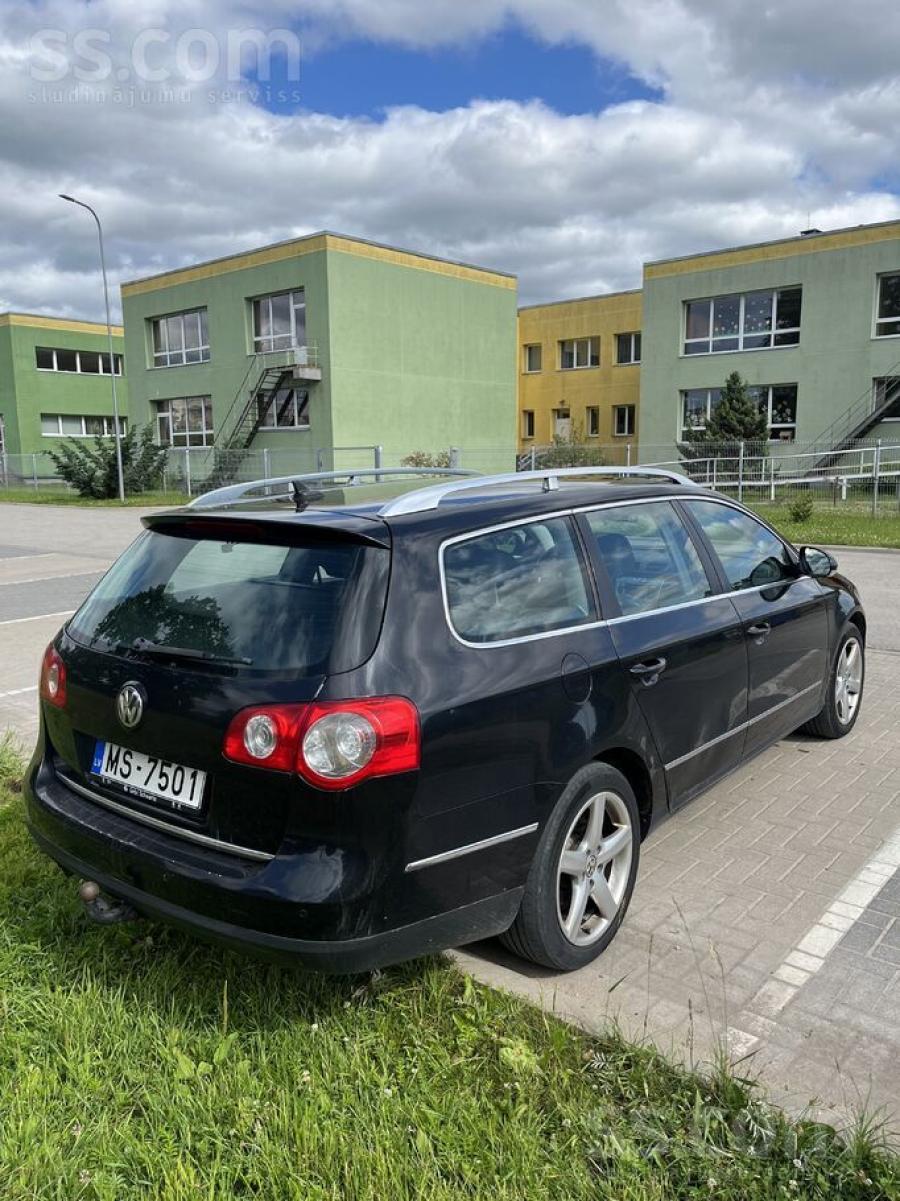 Melns Volkswagen Passat B6 2007 Kuldīga, ar dzinēja tilpumu 2.00 L un nobraukumu 288 tūkst. km par 2150 €, foto 3 vietnē AUTOMOTO.COM.LV