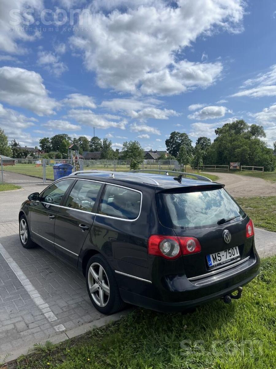 Melns Volkswagen Passat B6 2007 Kuldīga, ar dzinēja tilpumu 2.00 L un nobraukumu 288 tūkst. km par 2150 €, foto 4 vietnē AUTOMOTO.COM.LV