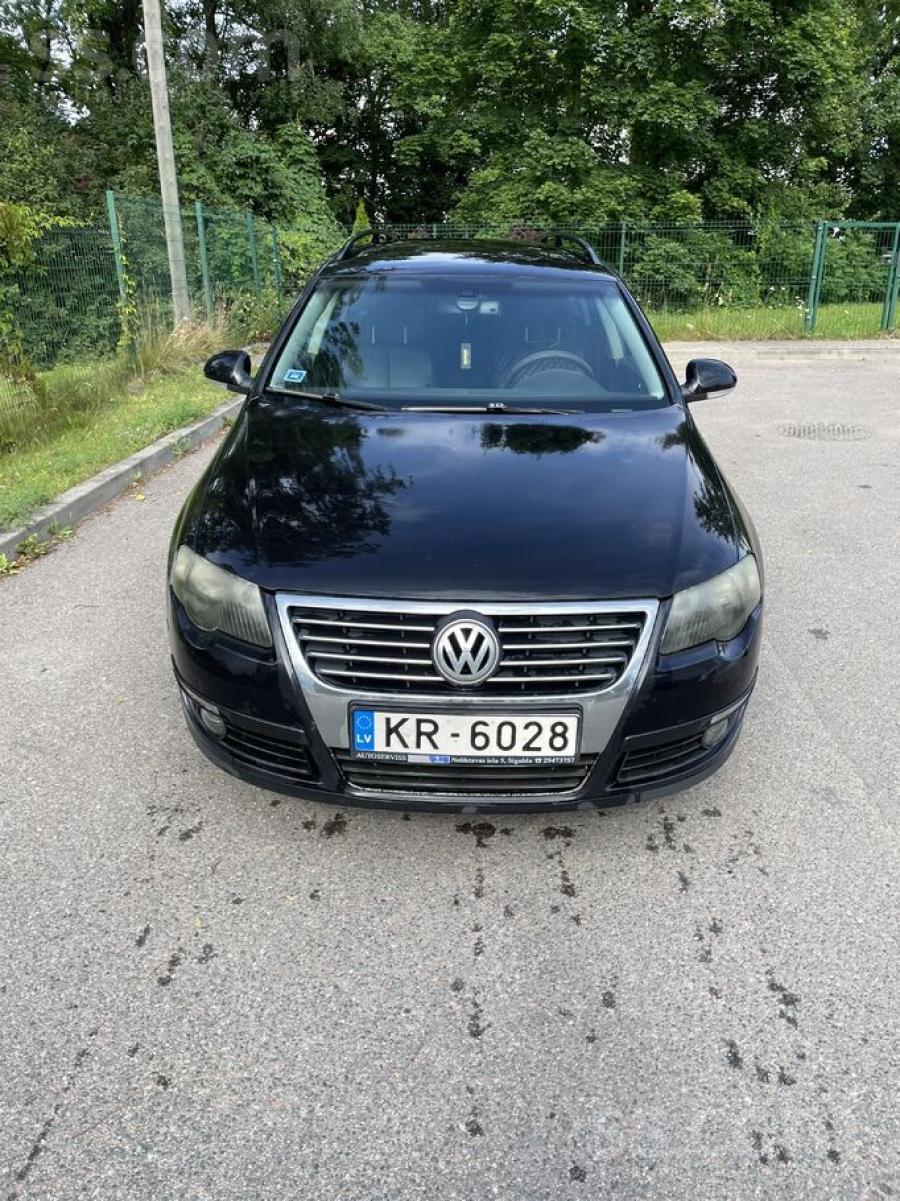 Black Volkswagen Passat B6 2007 in Riga, with an engine capacity of 2.00 L and mileage of 361 thousand km for 800 €, photo 4 on AUTOMOTO.COM.LV