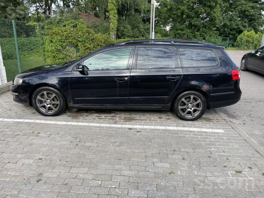 Black Volkswagen Passat B6 2007 in Riga, with an engine capacity of 2.00 L and mileage of 361 thousand km for 800 €, photo 6 on AUTOMOTO.COM.LV