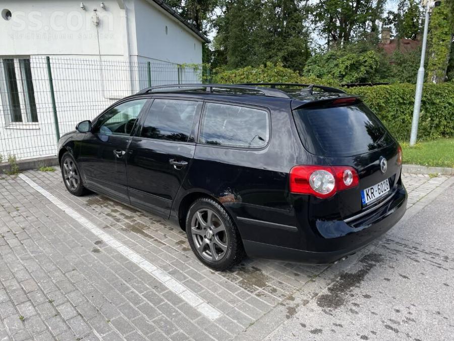 Black Volkswagen Passat B6 2007 in Riga, with an engine capacity of 2.00 L and mileage of 361 thousand km for 800 €, photo 12 on AUTOMOTO.COM.LV