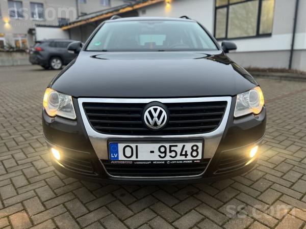 Black Volkswagen Passat B6 2007 in Rezekne, with an engine capacity of 2.00 L and mileage of 314 thousand km for 3400 €, photo 1 on AUTOMOTO.COM.LV