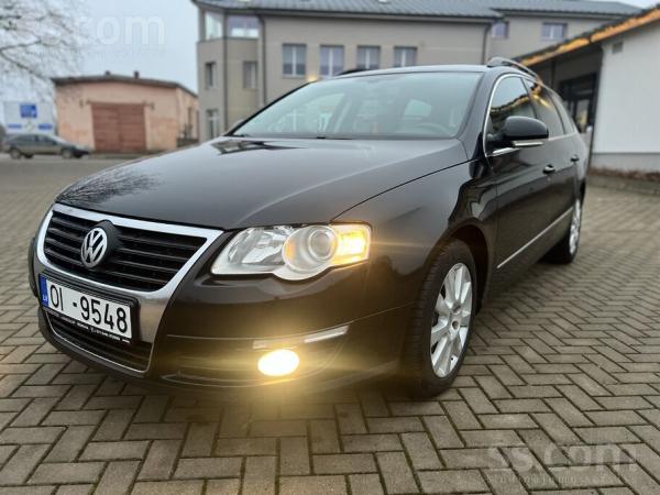 Black Volkswagen Passat B6 2007 in Rezekne, with an engine capacity of 2.00 L and mileage of 314 thousand km for 3400 €, photo 2 on AUTOMOTO.COM.LV
