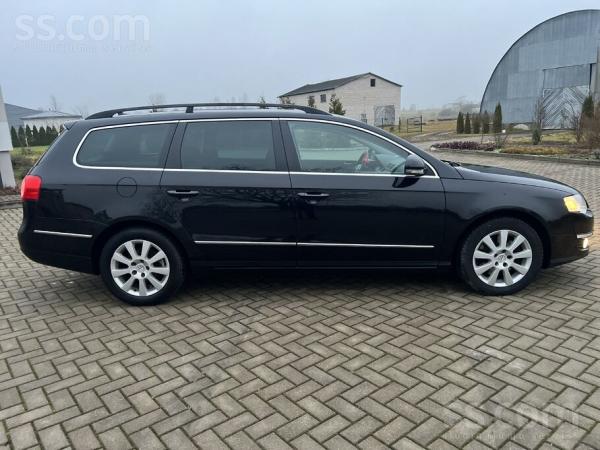 Black Volkswagen Passat B6 2007 in Rezekne, with an engine capacity of 2.00 L and mileage of 314 thousand km for 3400 €, photo 5 on AUTOMOTO.COM.LV