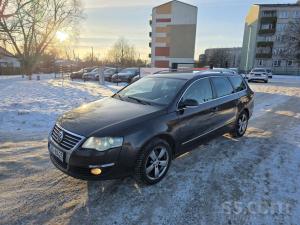Black Volkswagen Passat B6 2007 in Ventspils, with an engine capacity of 2.00 L and mileage of 362 thousand km for 1350 €, photo  on AUTOMOTO.COM.LV