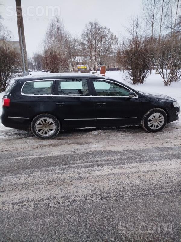 Black Volkswagen Passat B6 2007 in Jelgava, with an engine capacity of 2.00 L and mileage of 408 thousand km for 1950 €, photo 6 on AUTOMOTO.COM.LV