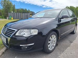 Black Volkswagen Passat B6 2007 in Riga, with an engine capacity of 2.00 L and mileage of 322 thousand km for 2500 €, photo  on AUTOMOTO.COM.LV