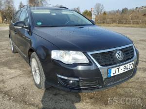 Melns Volkswagen Passat B6 2007 Ogre, ar dzinēja tilpumu 2.00 L un nobraukumu 437 tūkst. km par 1450 €, foto  vietnē AUTOMOTO.COM.LV