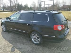 Black Volkswagen Passat B6 2007 in Ogre, with an engine capacity of 2.00 L and mileage of 437 thousand km for 1450 €, photo 4 on AUTOMOTO.COM.LV
