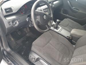 Black Volkswagen Passat B6 2007 in Ogre, with an engine capacity of 2.00 L and mileage of 437 thousand km for 1450 €, photo 8 on AUTOMOTO.COM.LV