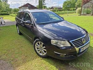 Melns Volkswagen Passat B6 2007 Rīga, ar dzinēja tilpumu 2.00 L un nobraukumu 316 tūkst. km par 2200 €, foto  vietnē AUTOMOTO.COM.LV