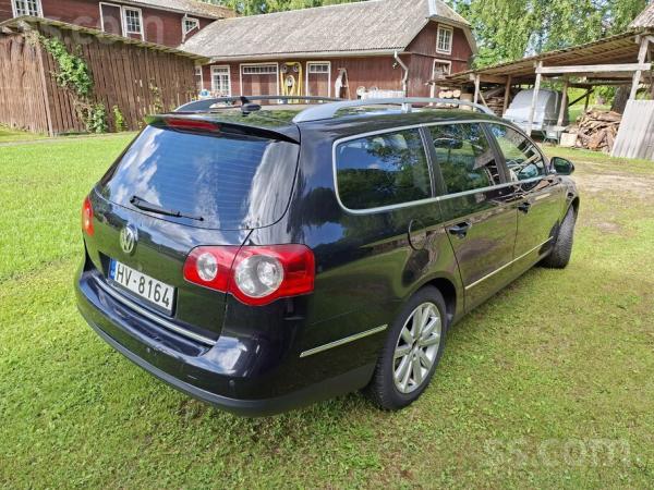 Black Volkswagen Passat B6 2007 in Riga, with an engine capacity of 2.00 L and mileage of 316 thousand km for 2200 €, photo 3 on AUTOMOTO.COM.LV